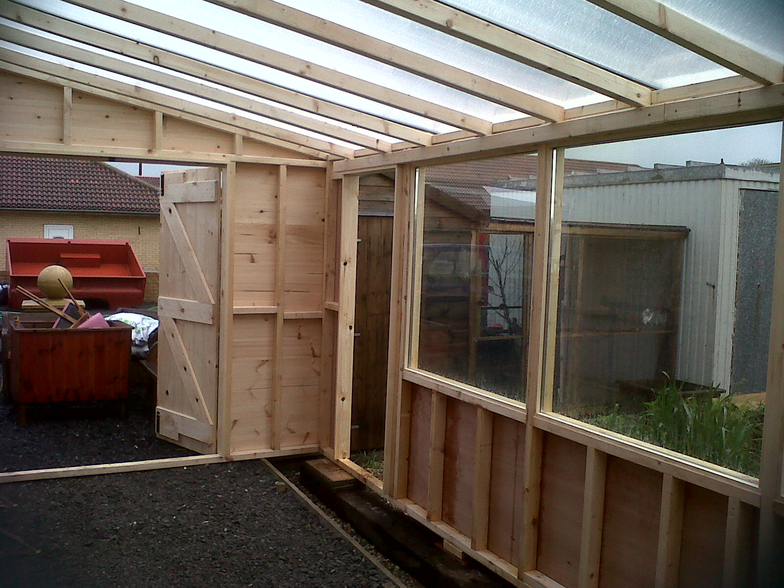 DW Joinery Services: Double Timber Framed Lean To