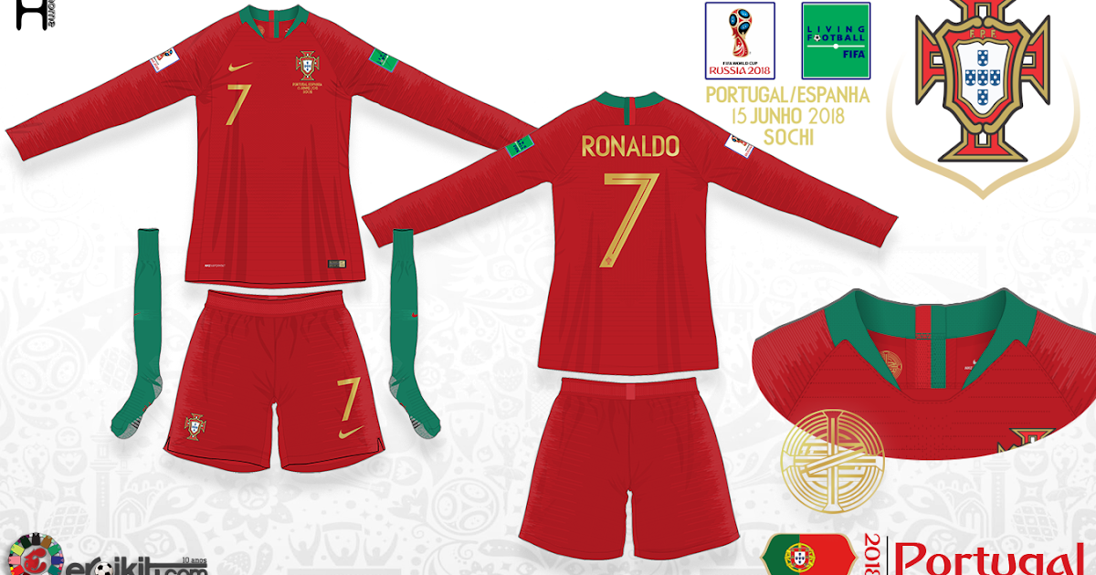 Kit Design, by eroj: 2018 Portugal WC