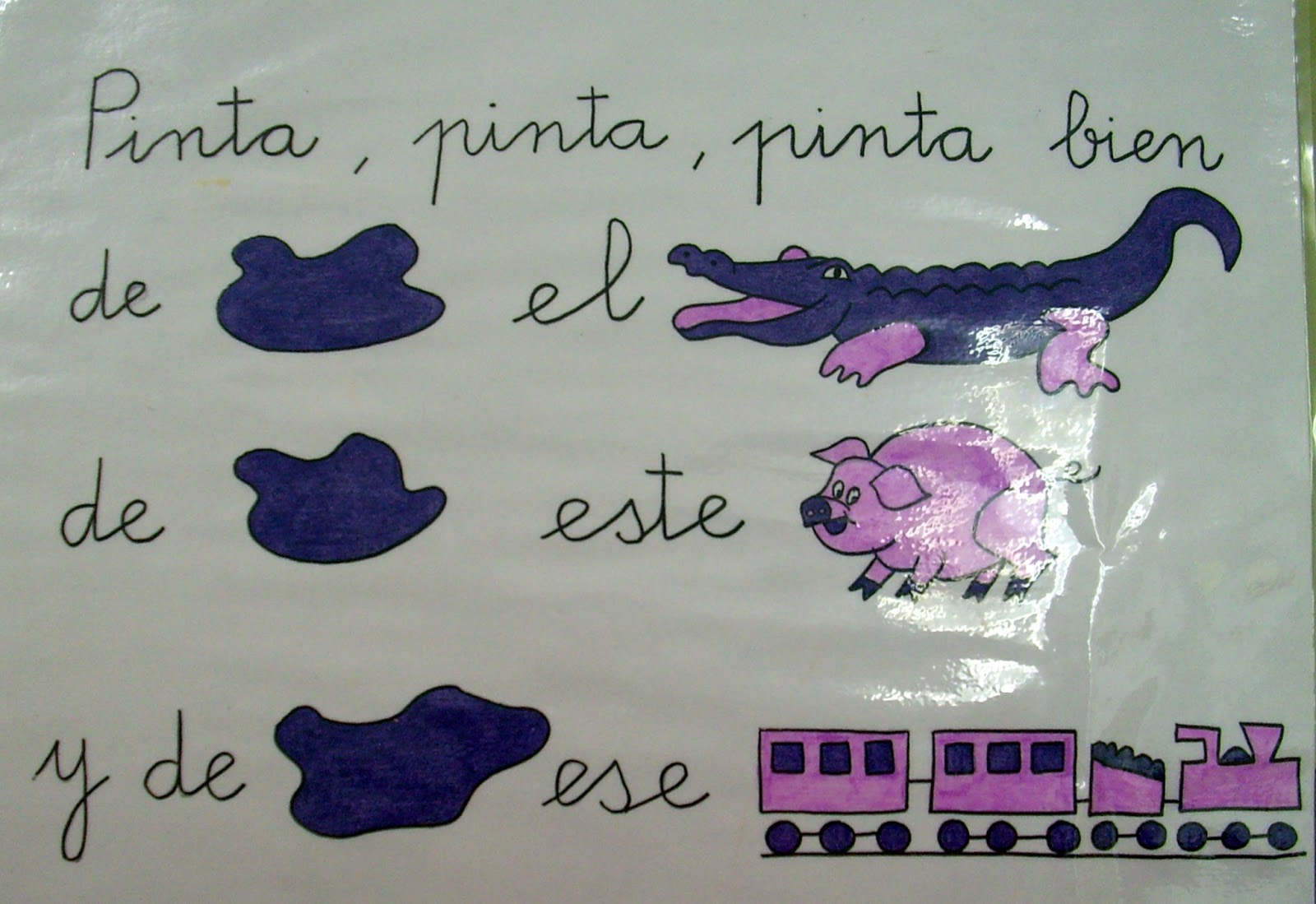 MI CLASE DE INFANTIL: COLOR VIOLETA