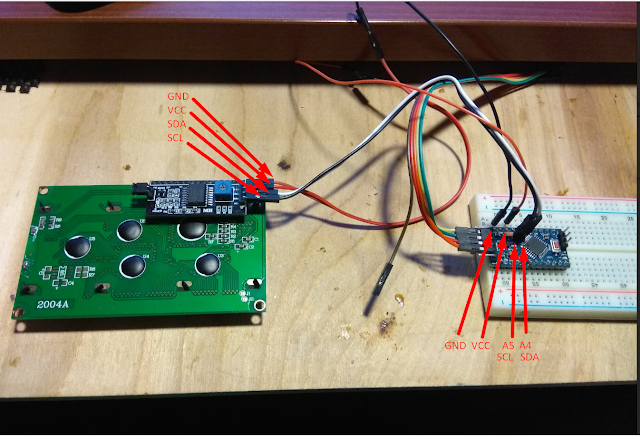 Подключение I2c к Arduino Pro Mini