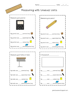 gwhizteacher: Measuring with Unusual Units
