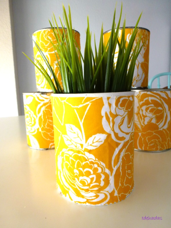 Idehadas Interior Design: DIY: RECICLANDO LATAS / RECYCLING CANS