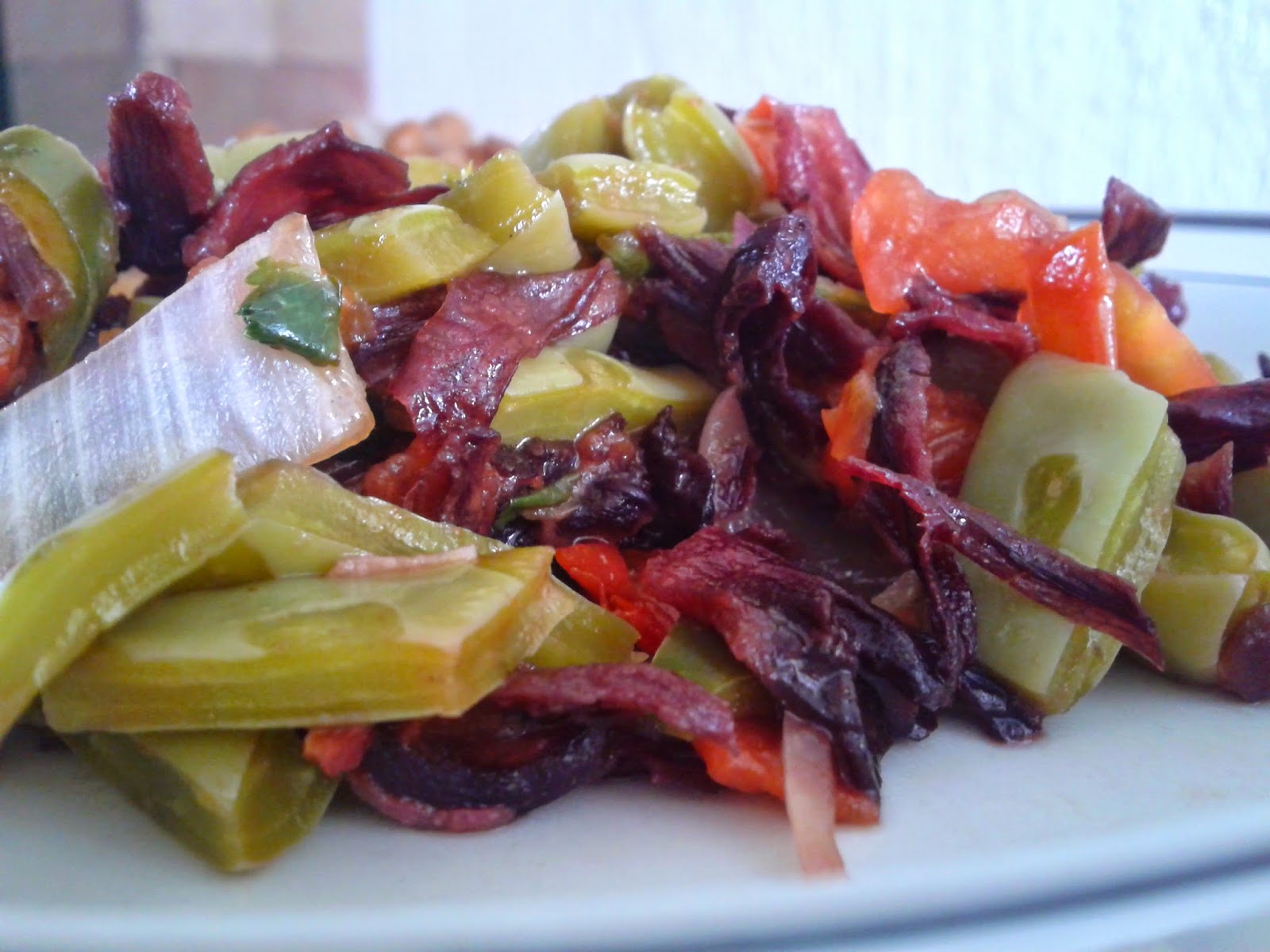 MY COOKING TIME: Tacos de Nopales a la Mexicana con Flor de Jamaica