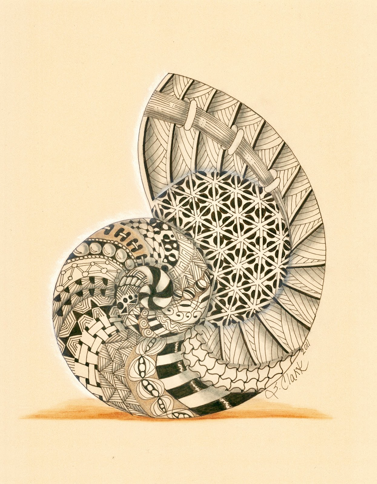 Tangled Ink Art : MY ZENTANGLE INSPIRED ART GALLERY