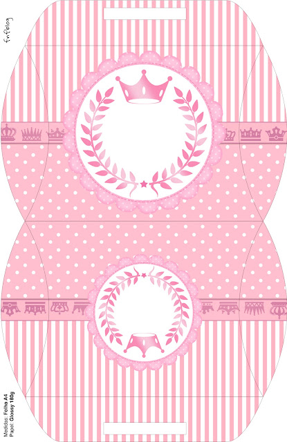 Pink Crown: Free Printable Boxes. | Oh My Quinceaneras!