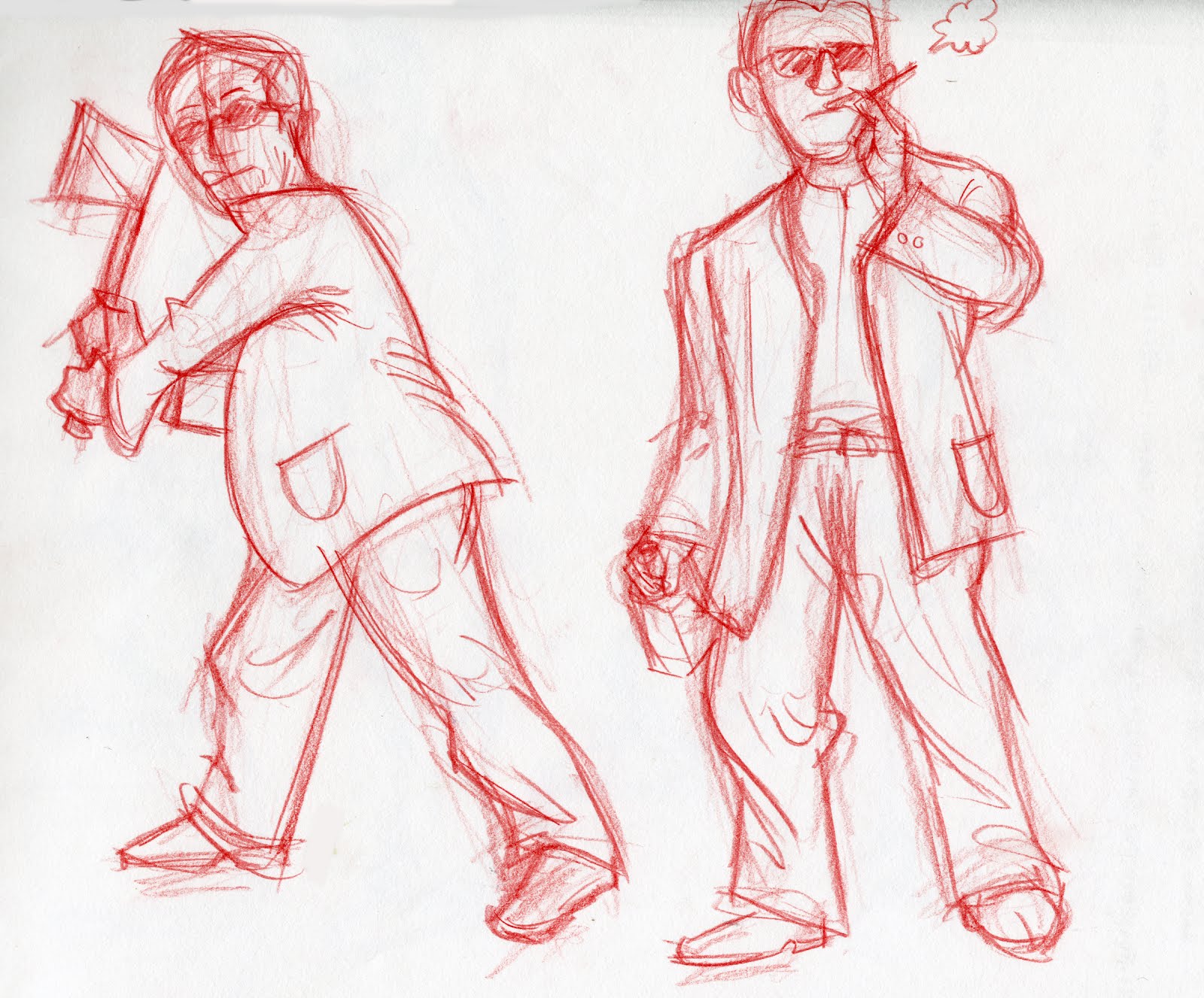 Is it Art or Streetart?: Asian mob boss - figure drawing