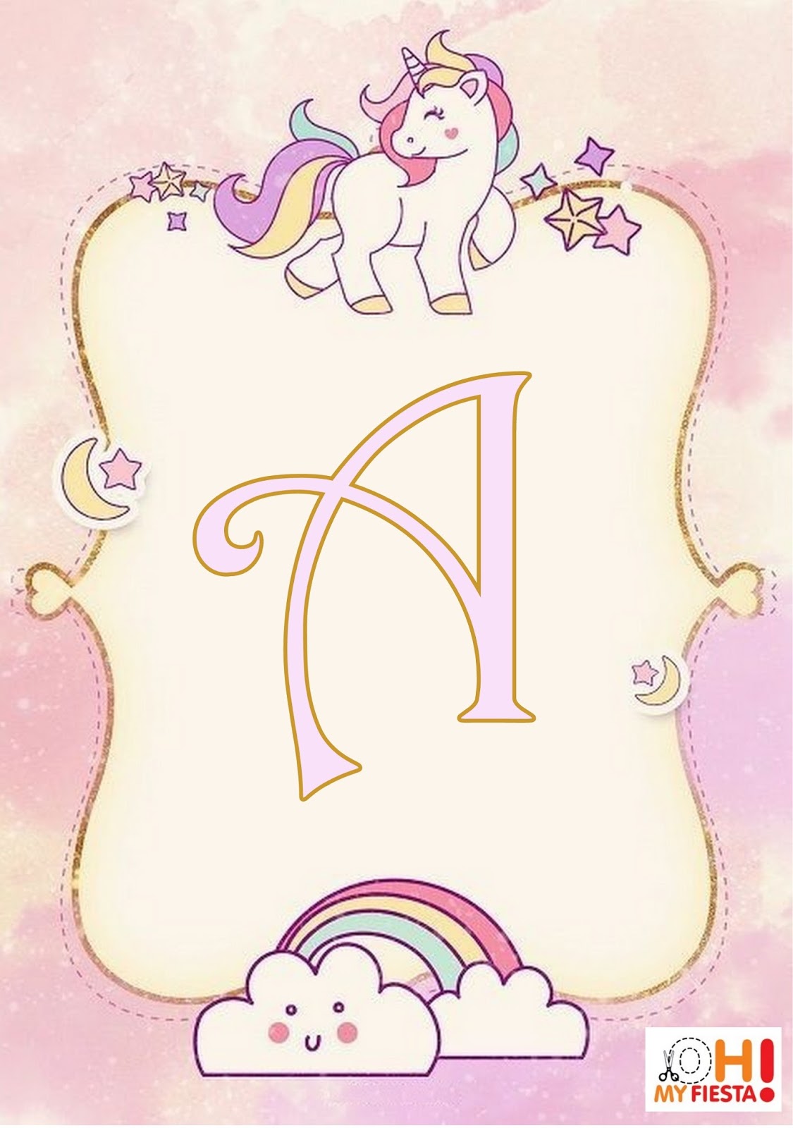 Alfabeto Unicornio My Little Pony. - Oh my Alfabetos!