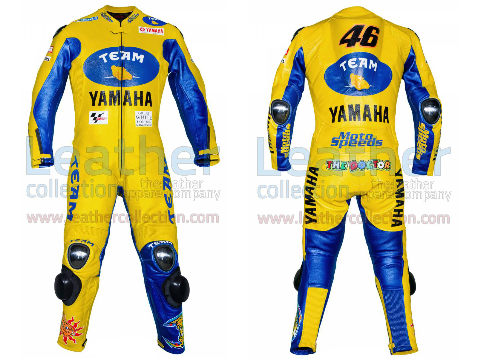 Valentino Rossi Yamaha MotoGP 2006 Racing Suit - Racing Duke
