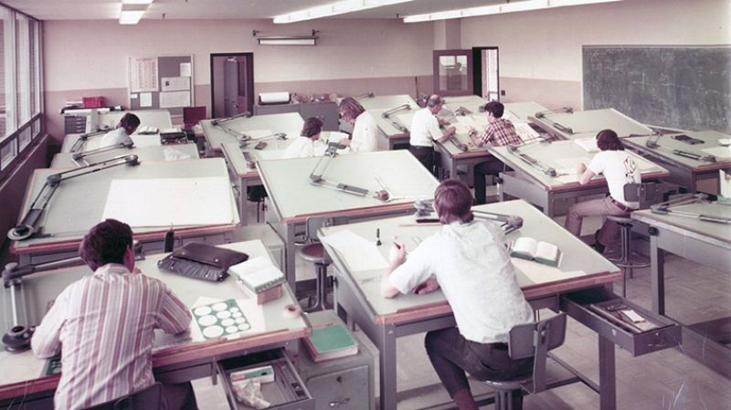 18 Amazing Vintage Photos That Show How Life Before AutoCAD Looked Like ...