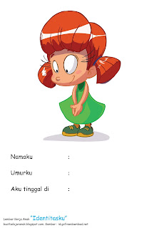 Lembar Kerja Anak Bertema Identitasku - Bimbel Sekolah