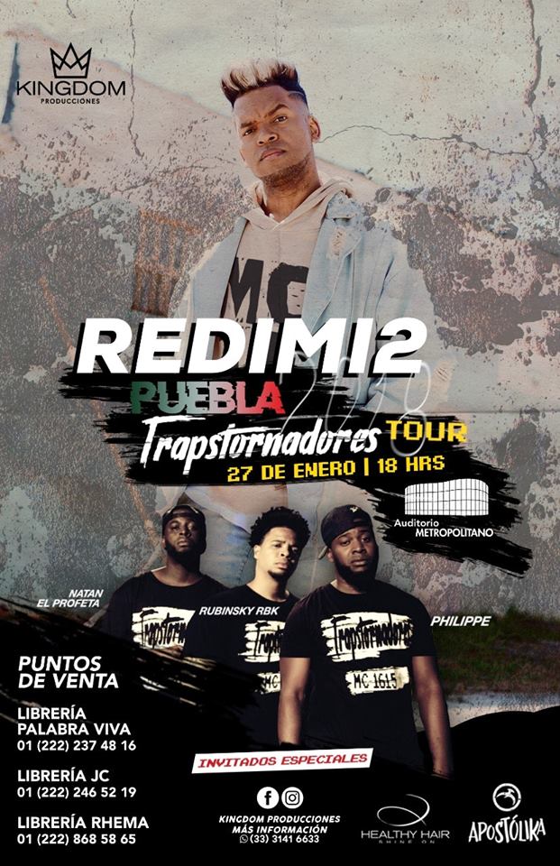 Redimi2 en Puebla, Mexico | 27 de enero de 2019 - EyC Cristianos ...