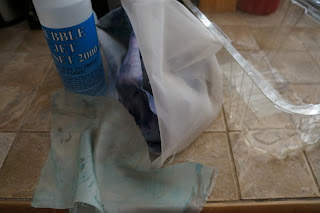 Ginger Wilson: Printing on fabric using Bubble Jet Set.