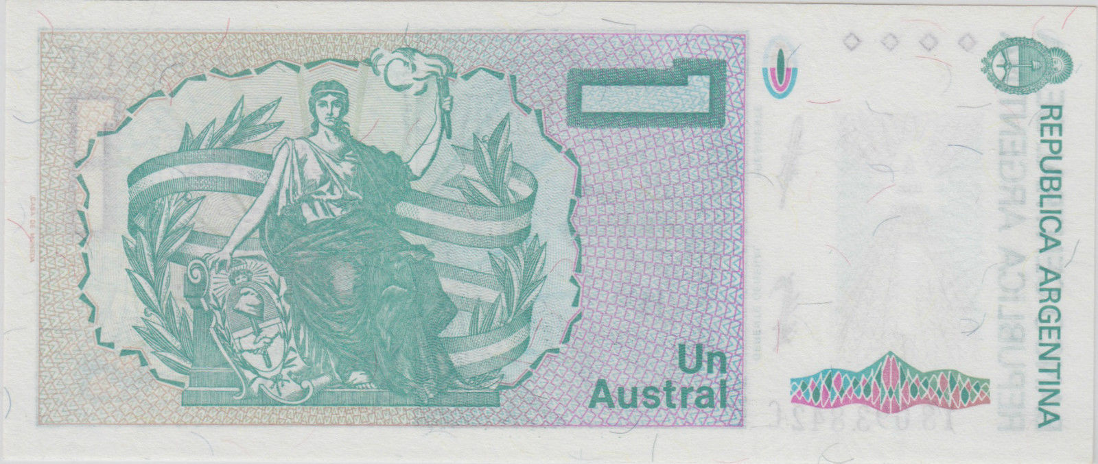 Argentina 1 Austral banknote 1989 Bernardino Rivadavia|World Banknotes ...