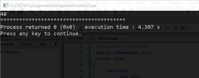 Simple class example of c++ for beginners