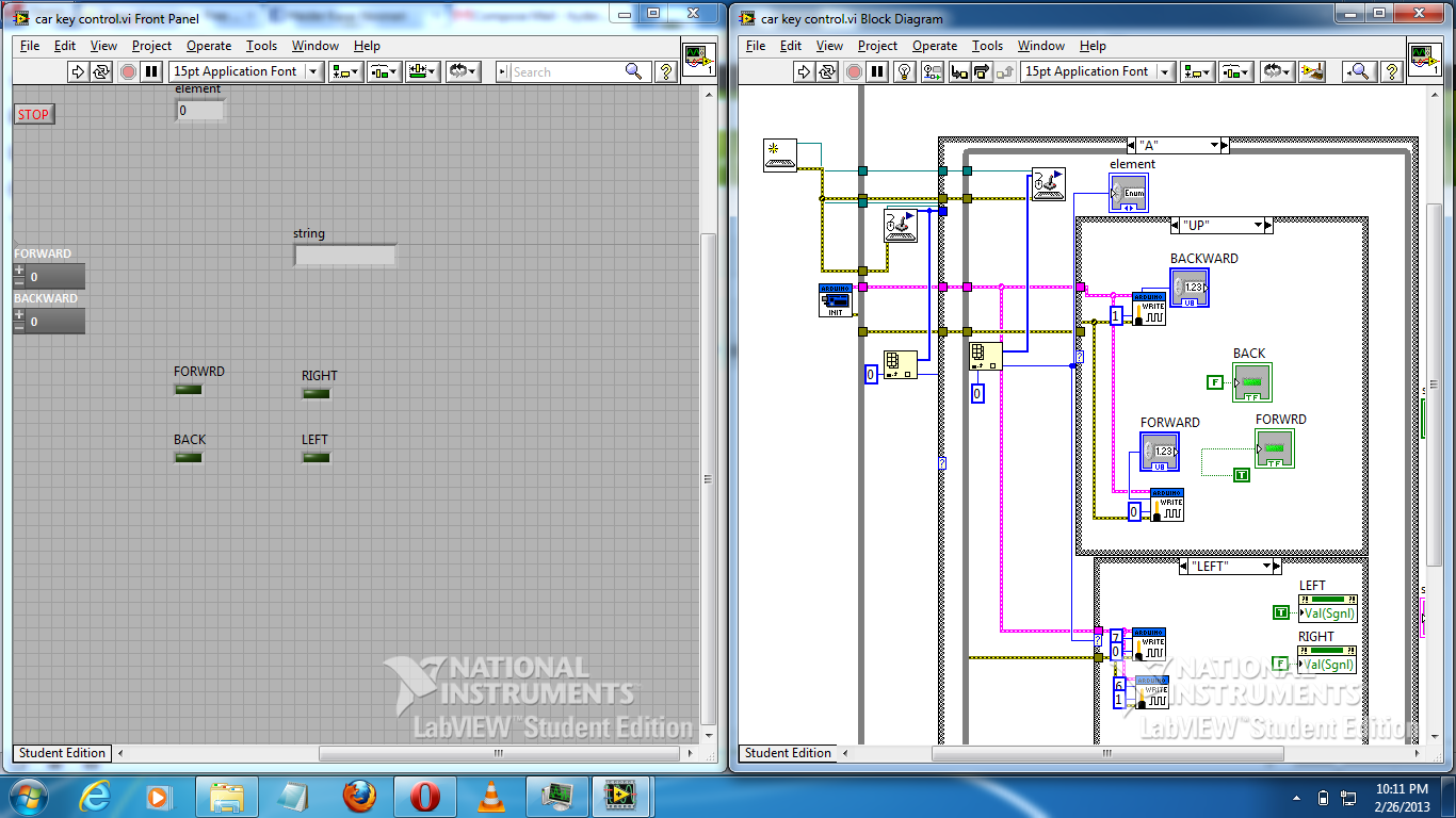 Control Car by using PC Keyboard and LabVIEW ~ MinuteEngineering