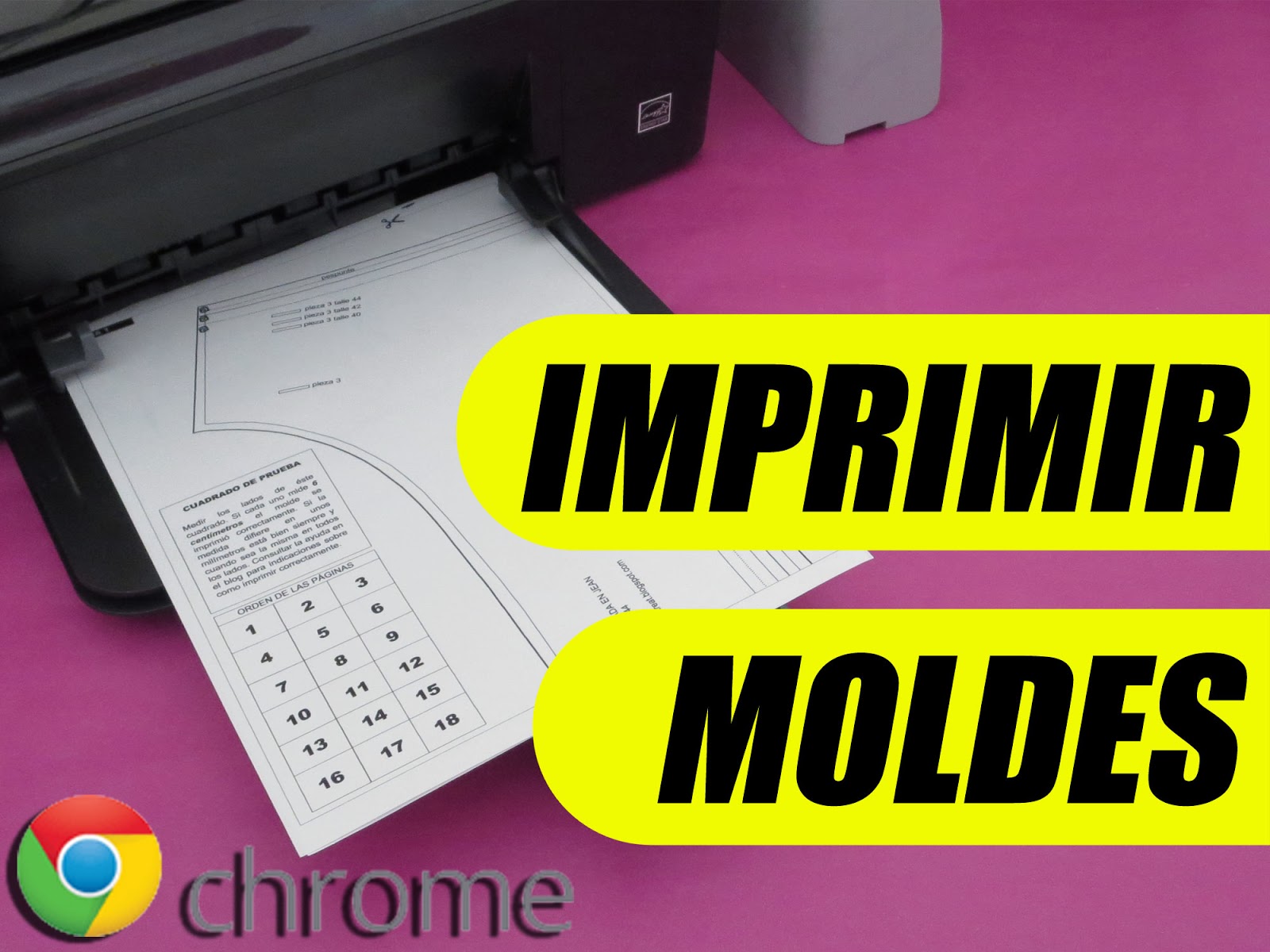 Cómo imprimir y armar un molde - Coser fácil