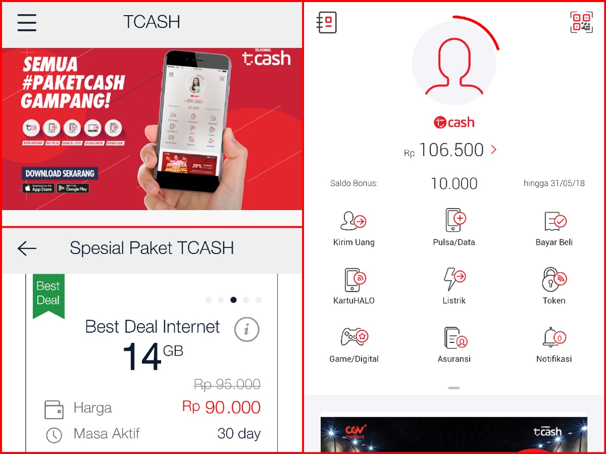 Bersama TCASH Mengupayakan Kebaikan dan Kebahagiaan