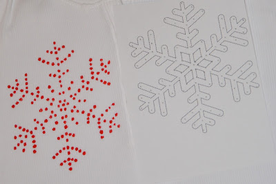 A Couple of Craft Addicts: Puffy Paint Snowflake Shirt