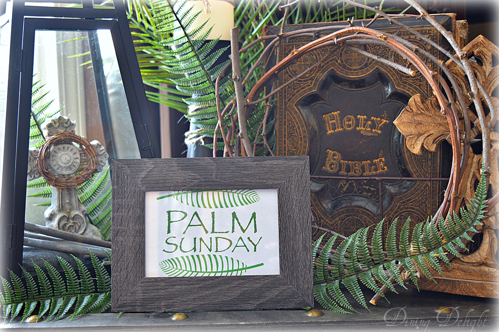 Dining Delight: Palm Sunday Display