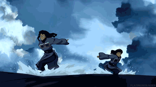 Desna & Eska - Northern Water Tribe (GIF) | Komic Korra Gallery