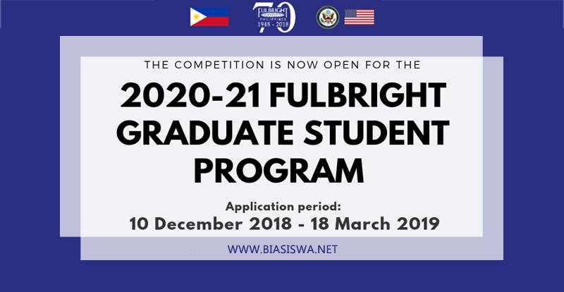 Fulbright Graduate Student Scholarship Program for Filipinos | Biasiswa