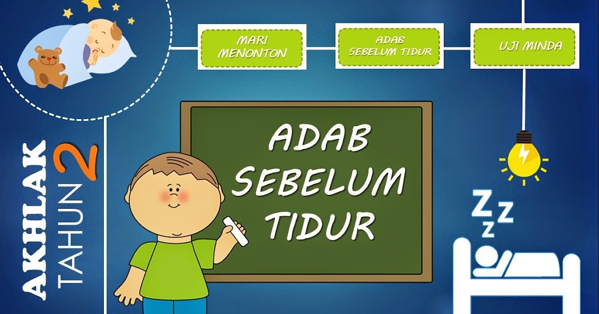 Adab Tidur Dan Bagnun Tidur Tahun 1 - nerveploaty