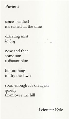 Leicester Kyle Texts: Selected Shorter Poems 7 (2004-2006)