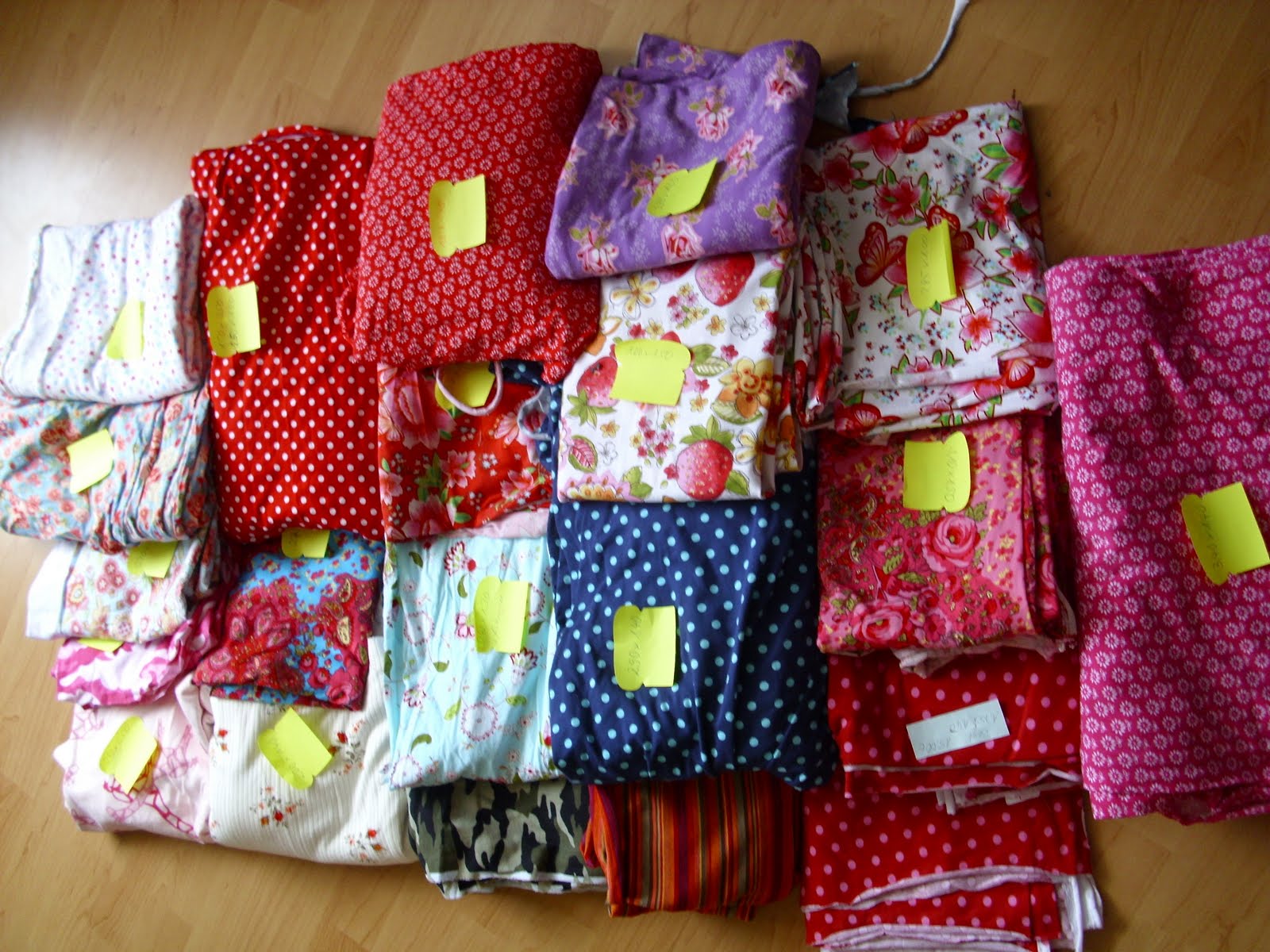 Superbunt - Tolle Kleidung für Kinder: Auflösung meiner Stoffsammlung