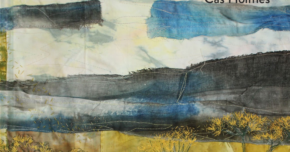 the textile blog: Book Review: Cas Holmes 'Textile Landscapes'