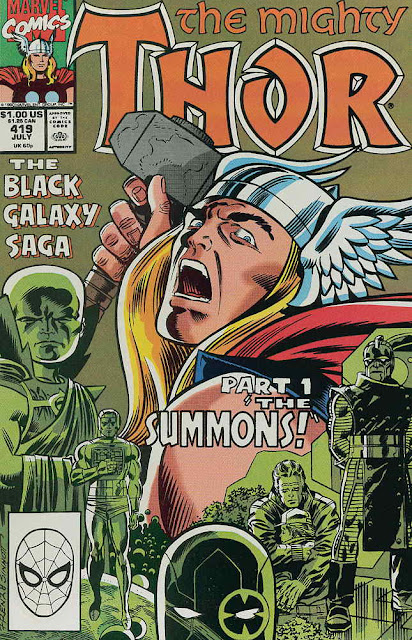 Marvel Comics of the 1980s: 1990 - Anatomy of a cover - The Mighty Thor ...