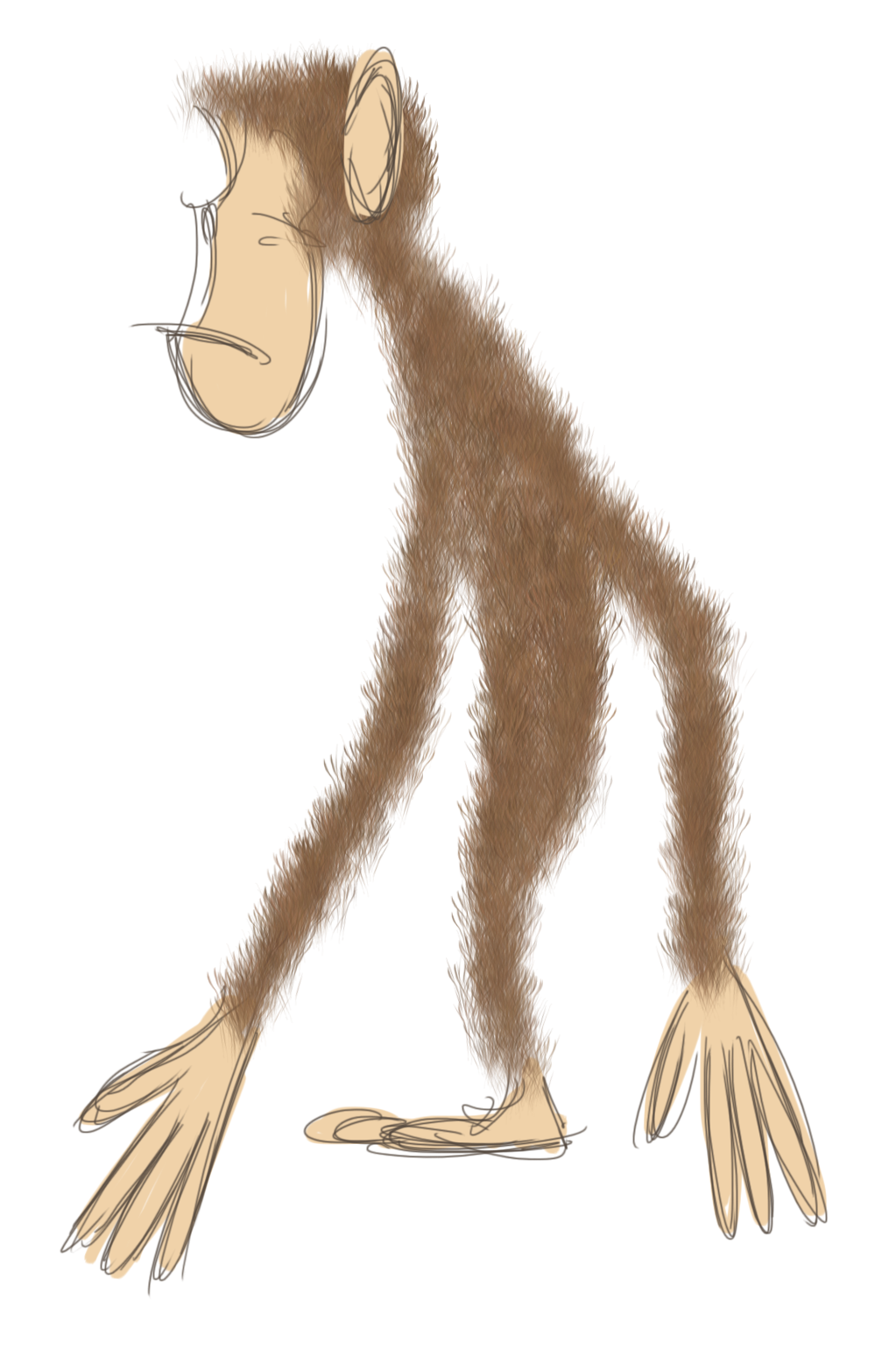 Ben Hudson's Animation Blog: Monkey Visual Development Drawings