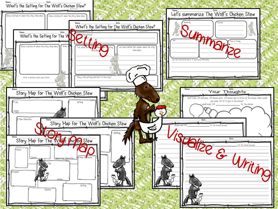 The Wolf's Chicken Stew by Keiko Kasza - Teaching Ideas | The Picture ...