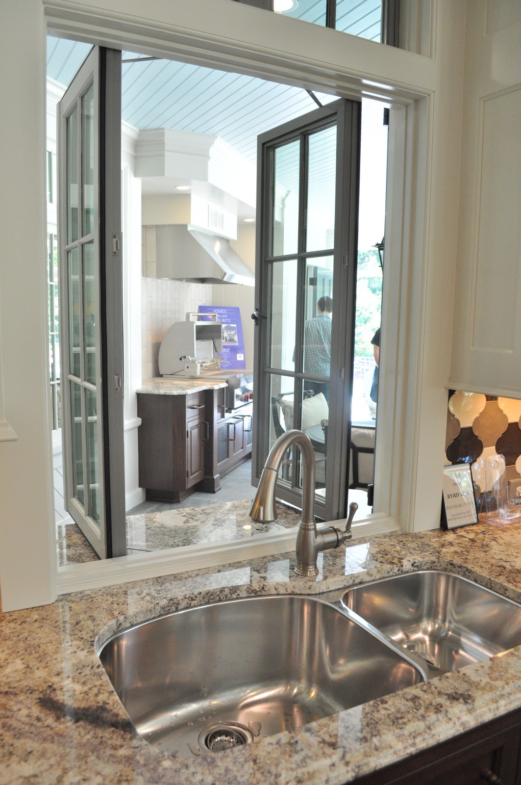 Galley Kitchen With Pass Through