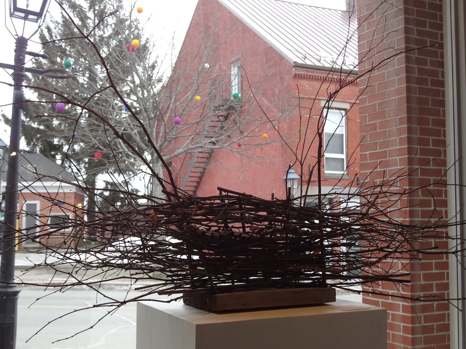 Twig Structures at Centre Street Arts Gallery thru March 23, 2013