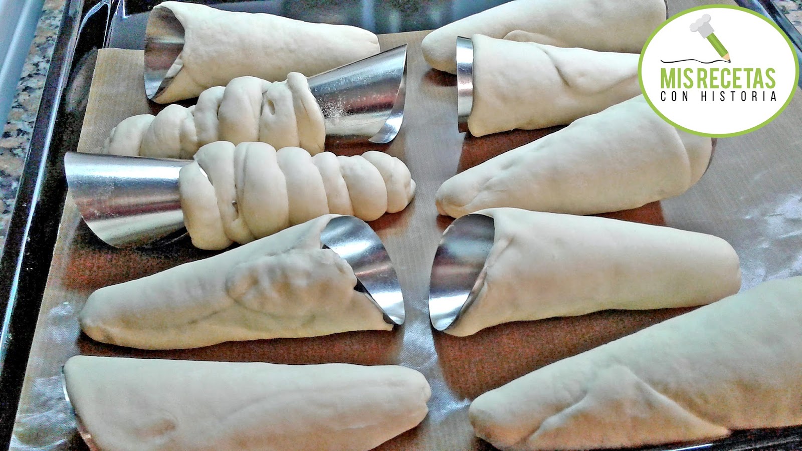 Mis Recetas con Historia: Pizza en conos, cono-pizzas!