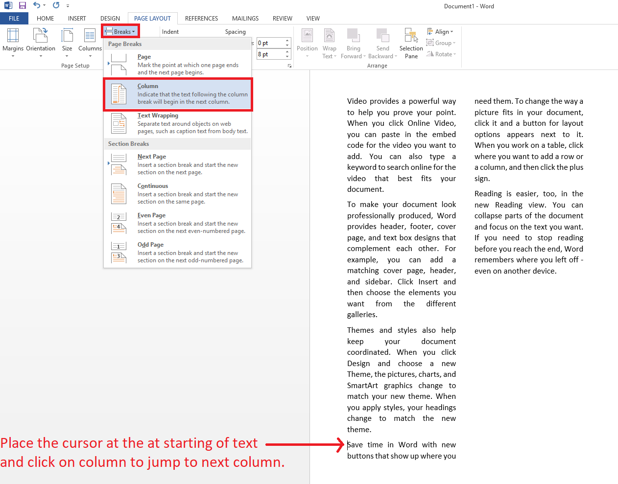 Multiple Columns - Keshav's Blog