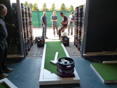 The Ham and Egger Files: Mini Golf at the Camden Town Brewery in London