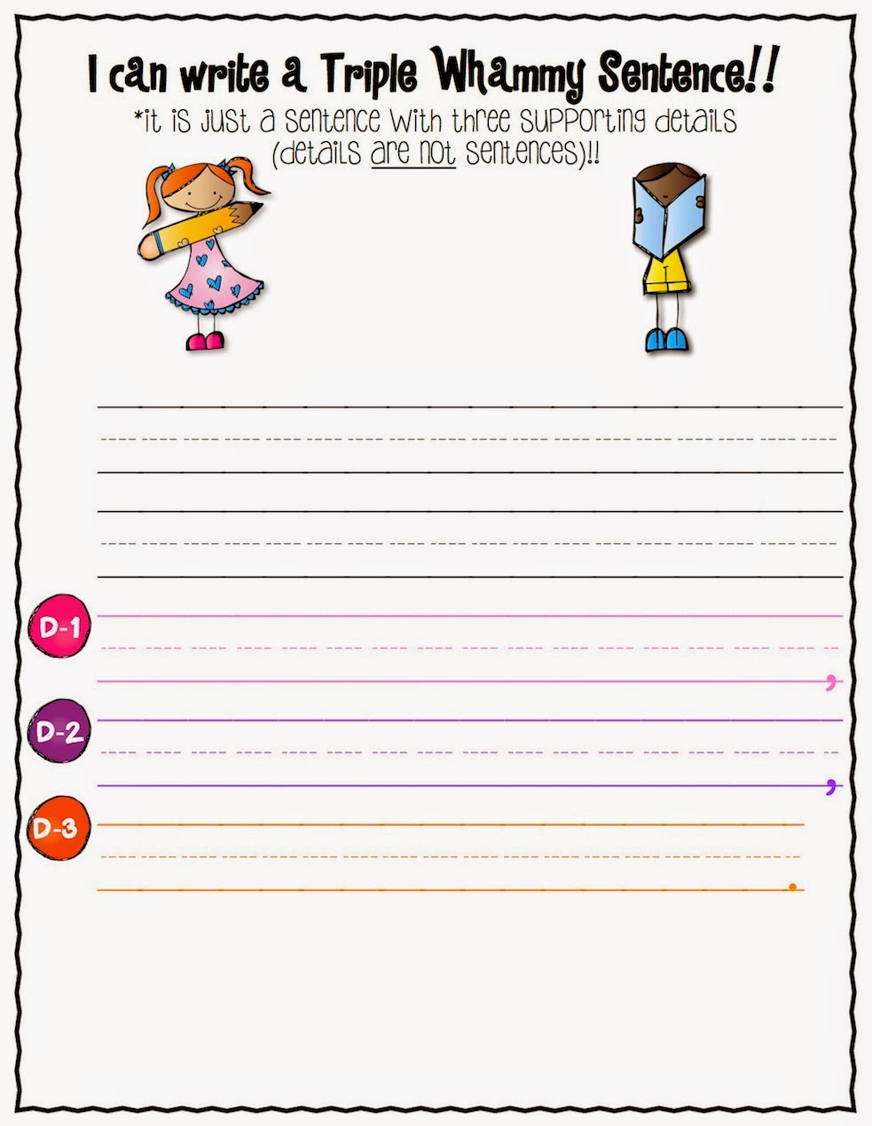 Kickin It Whole Brain In Texas: WBT Oral Writing Freebies