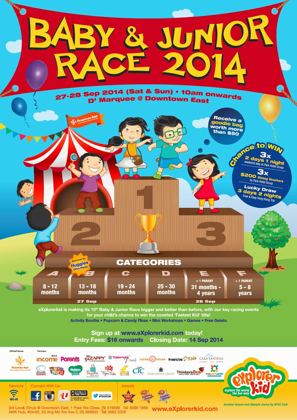 eXplorerkid Baby & Junior Race 2014 | incy wincy spider | BLOG