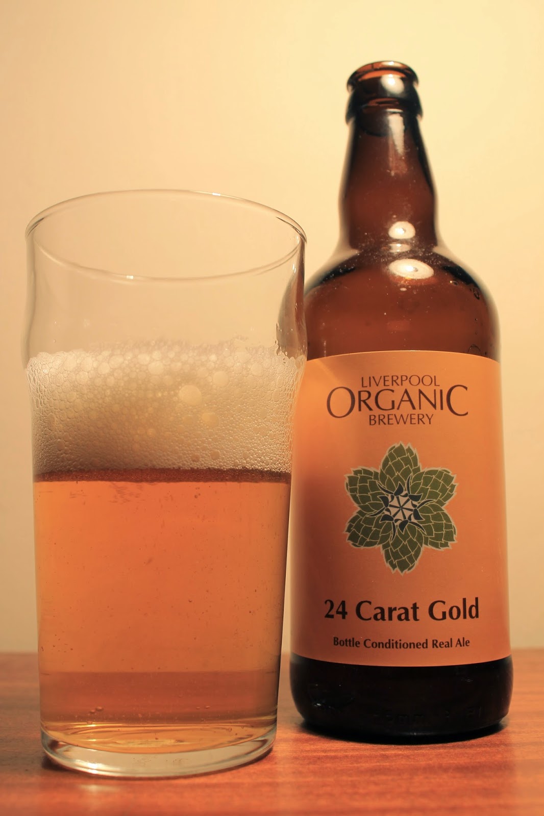 The Bohemian Budgie: Organic Beer Review: 24 Carat Gold