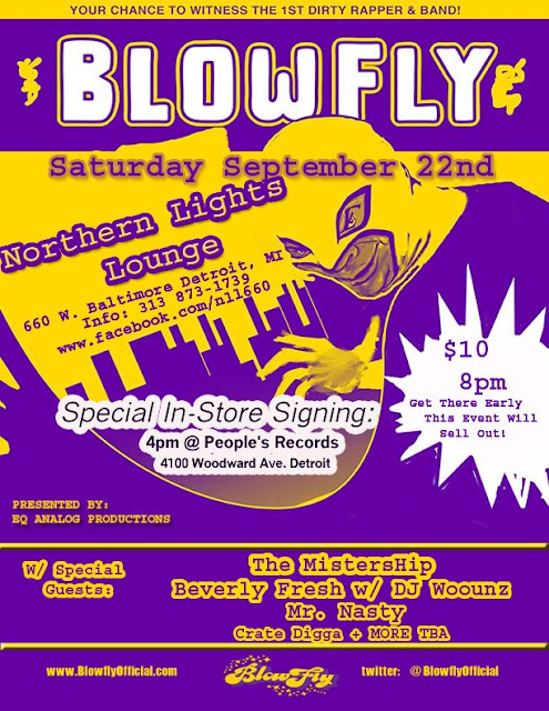 MOTORCITYBLOG: UPCOMING (Saturday 9/22): BLOWFLY at Peoples Records and ...