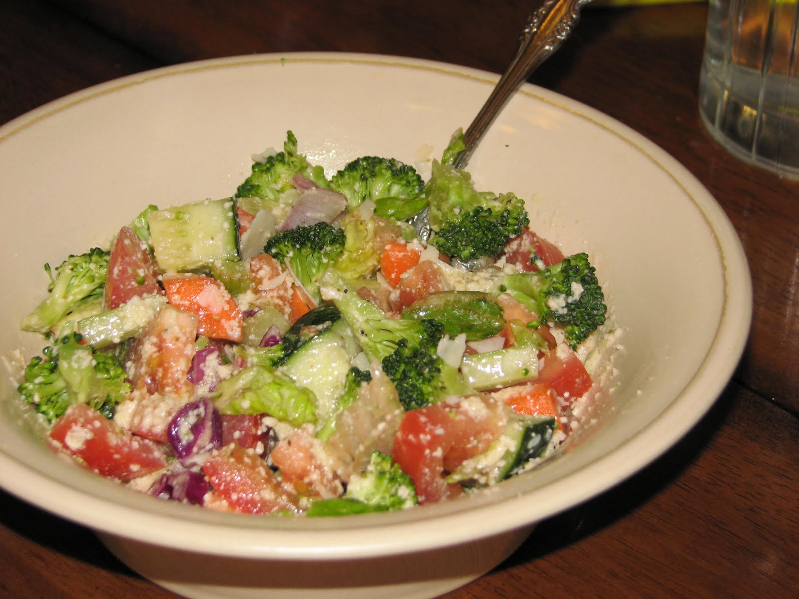My Little Black Cookbook: Chopped Vegetable Salad with Creamy Feta ...