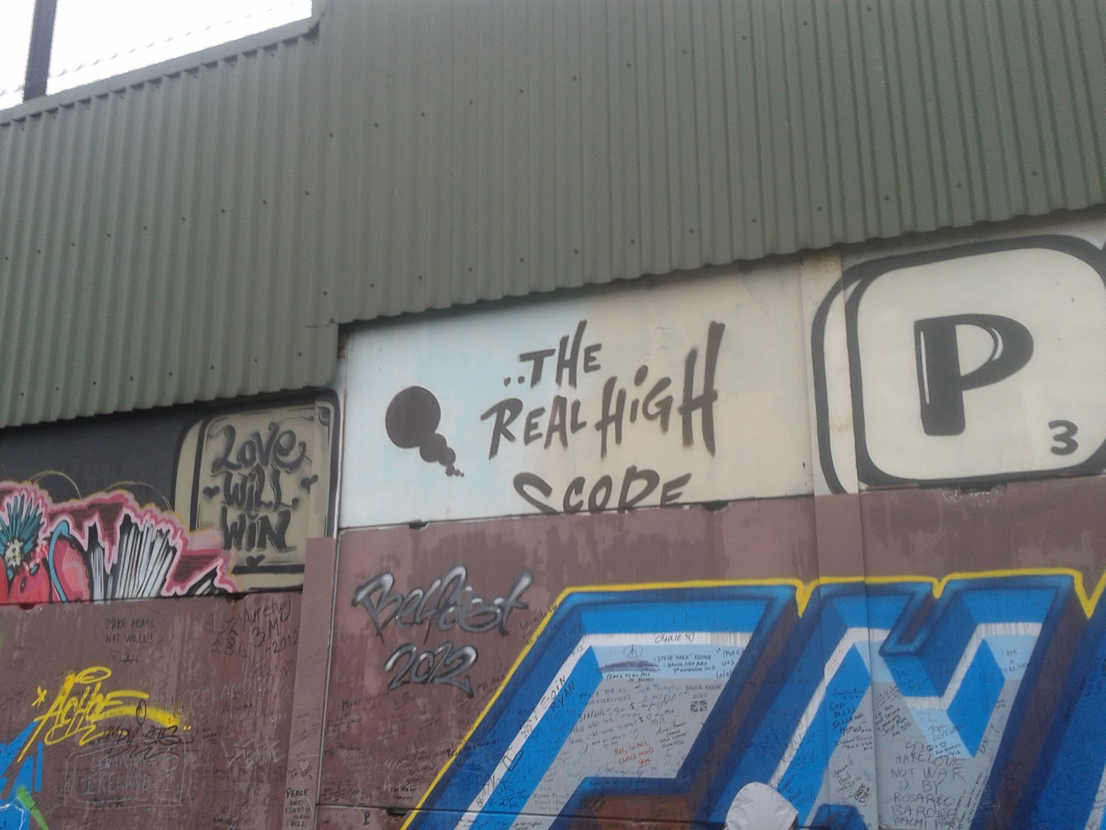 The Dublimat: Belfast's Graffiti wall