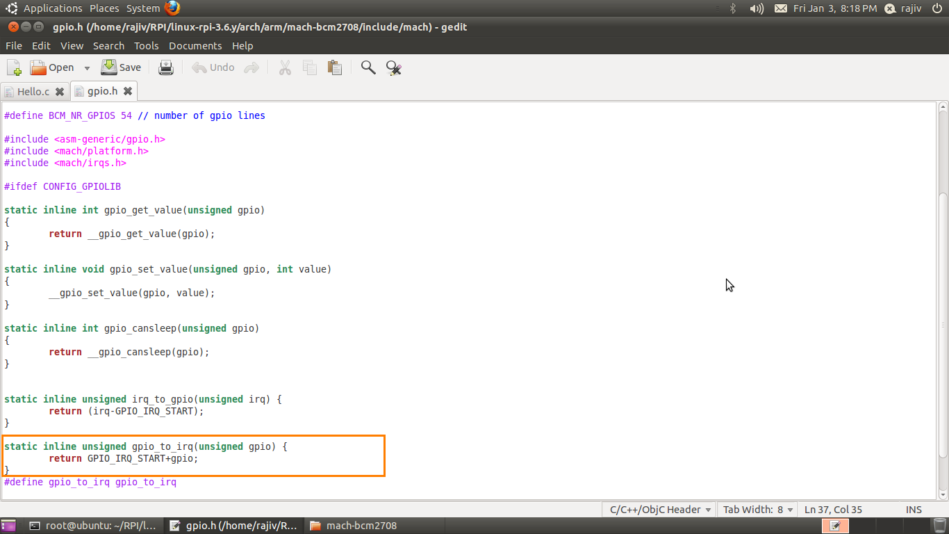 Random Stuff: Programming Interrupts in Raspberry Pi using a simple Kernel Character Device Driver