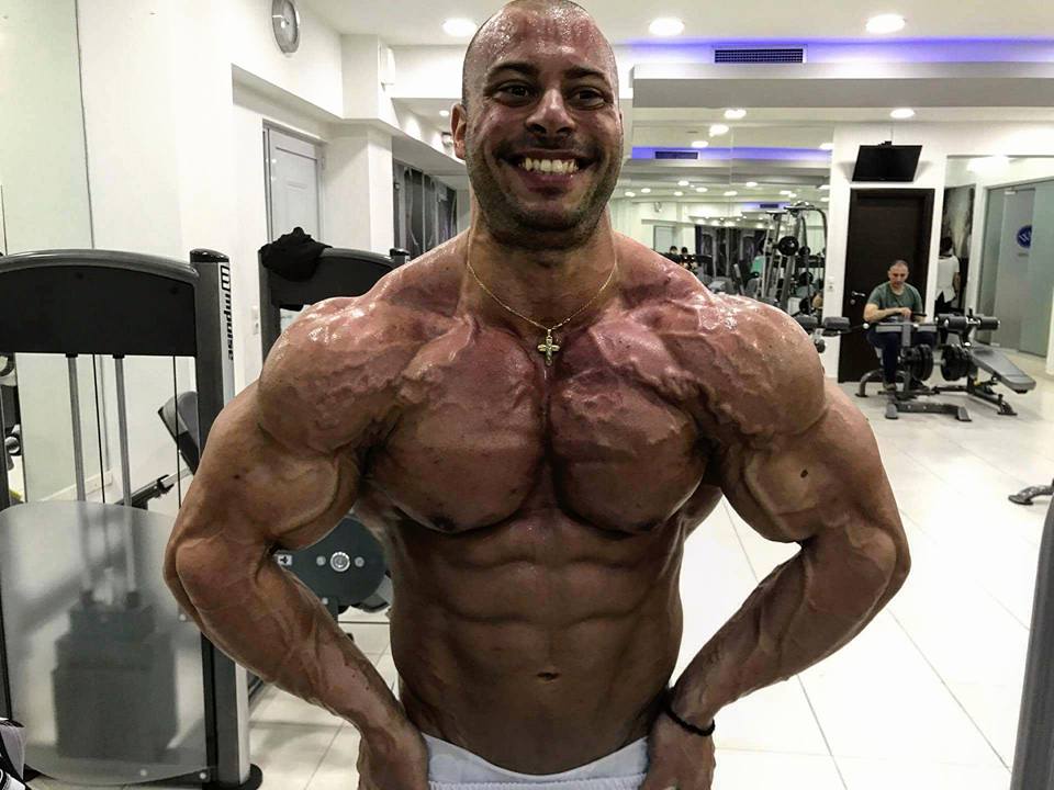 Bodybuilder Muscle Worship: Nikos Mousounidis Greek Bodybuilder