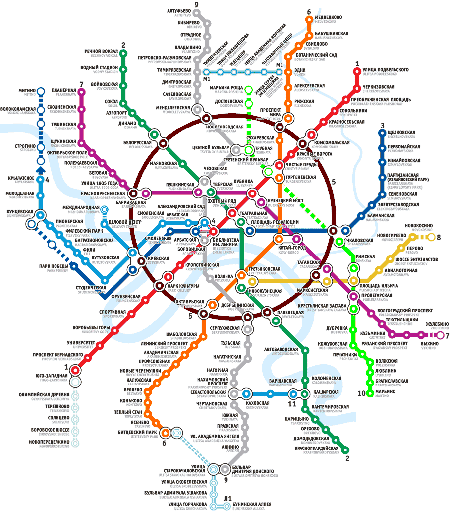 ID-Réel: Muscovites elect new Moscow metro map, blog for the study of ...