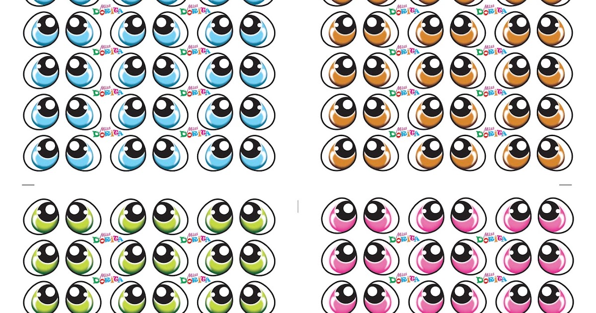 Ojitos Pequeños #goma #eva #foami #manualidades #hacer #moldes # ...