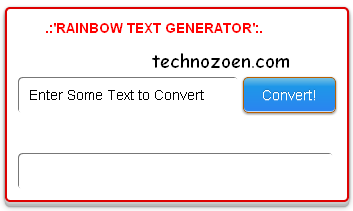 Facebook Rainbow Text Generator ~ Lorem Ipsum