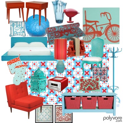 Fancilicious Fairylands: Addicted to Turquoise and Red