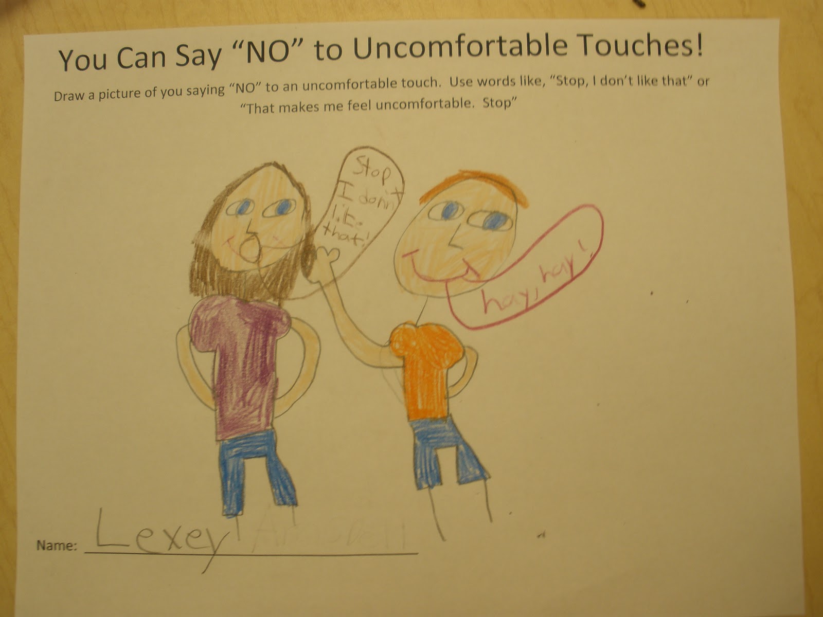 UMS School Counseling: Personal Safety Lessons